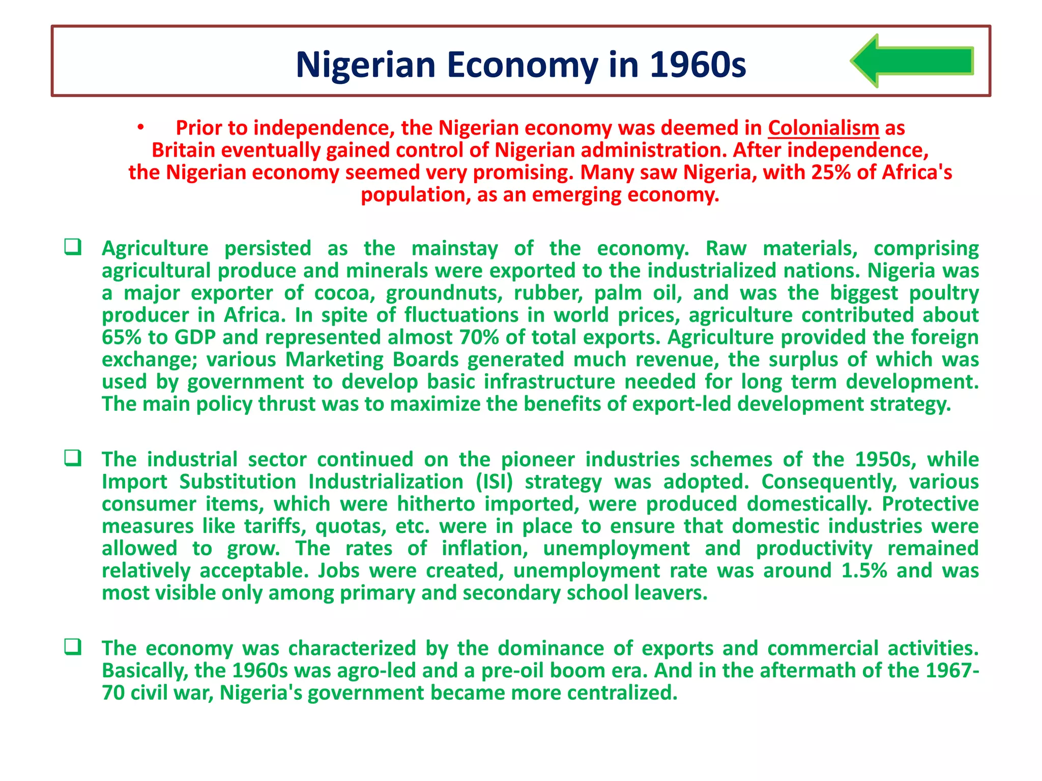 Nigerian Economy | PPTX