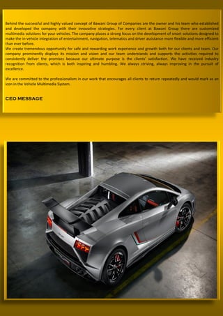 Bawani Group Profile Amended. | PDF | Automotive Industry | Industries