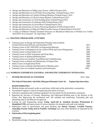 ADEWUYI REUBEN ADEBARE CV | PDF