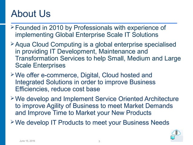 AquaCloudComputingServices | PPT