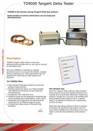 DSE-Wire quality test instrument catalog | PDF