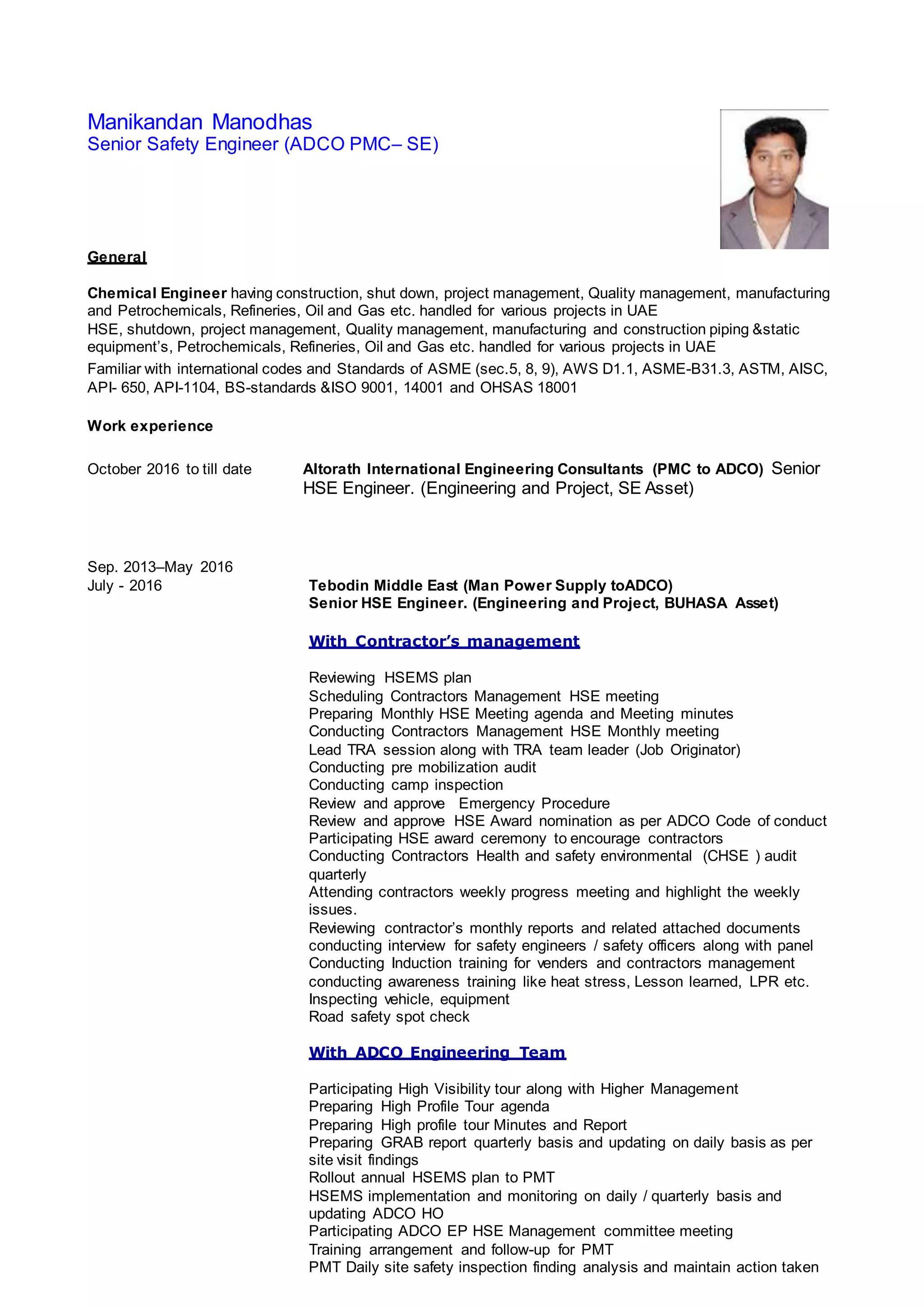 MANIKANDAN MANODHAS CV | DOCX