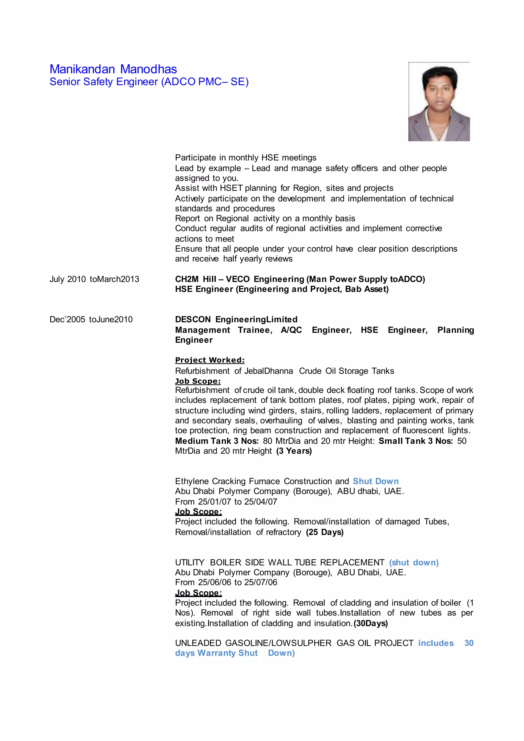 MANIKANDAN MANODHAS CV | DOCX