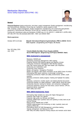 MANIKANDAN MANODHAS CV | DOCX