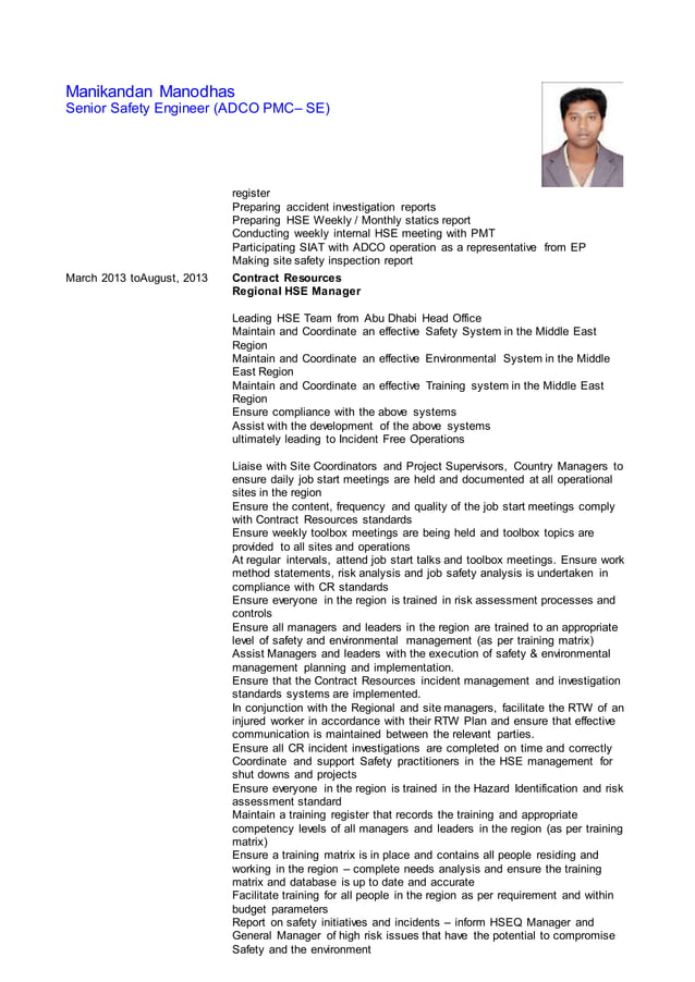 MANIKANDAN MANODHAS CV | DOCX