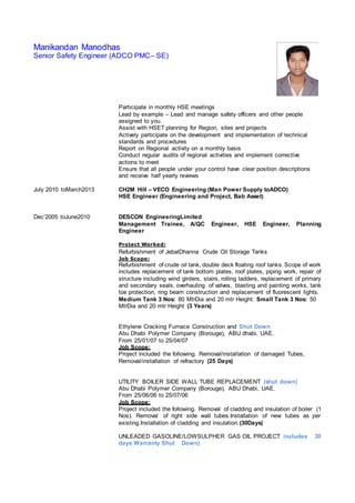 MANIKANDAN MANODHAS CV | DOCX