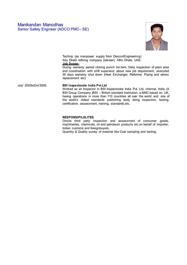MANIKANDAN MANODHAS CV | DOCX