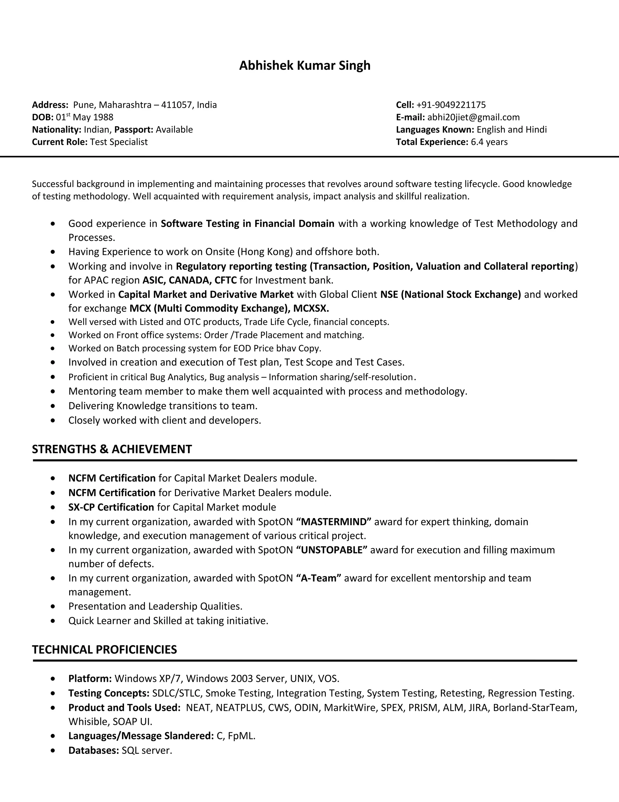 Abhishek_Resume | PDF