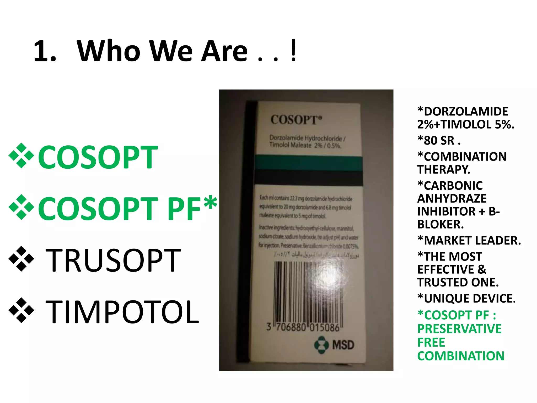 Cosopt Competitor intelligence | PPT