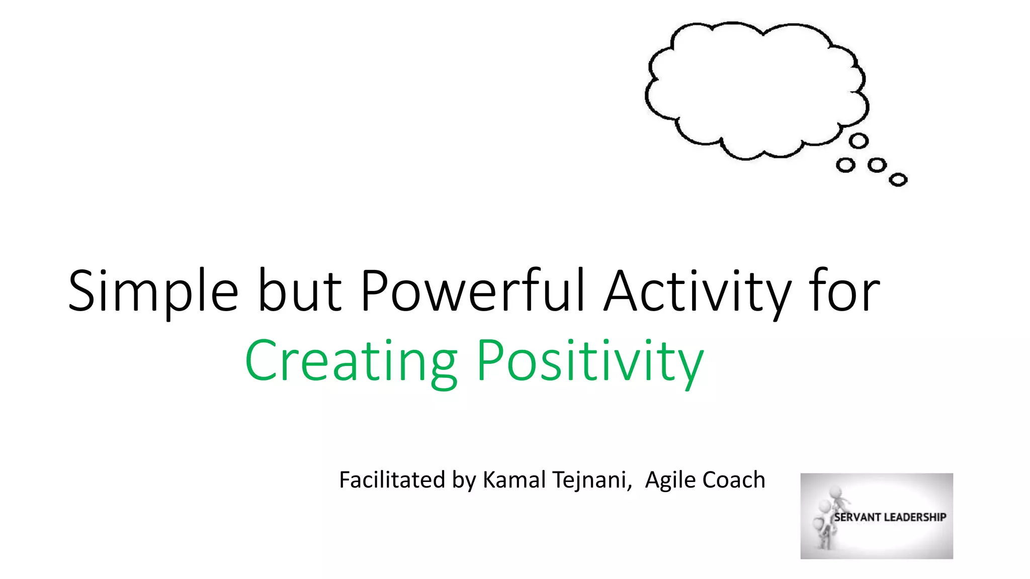 Creating Positivity | PPT