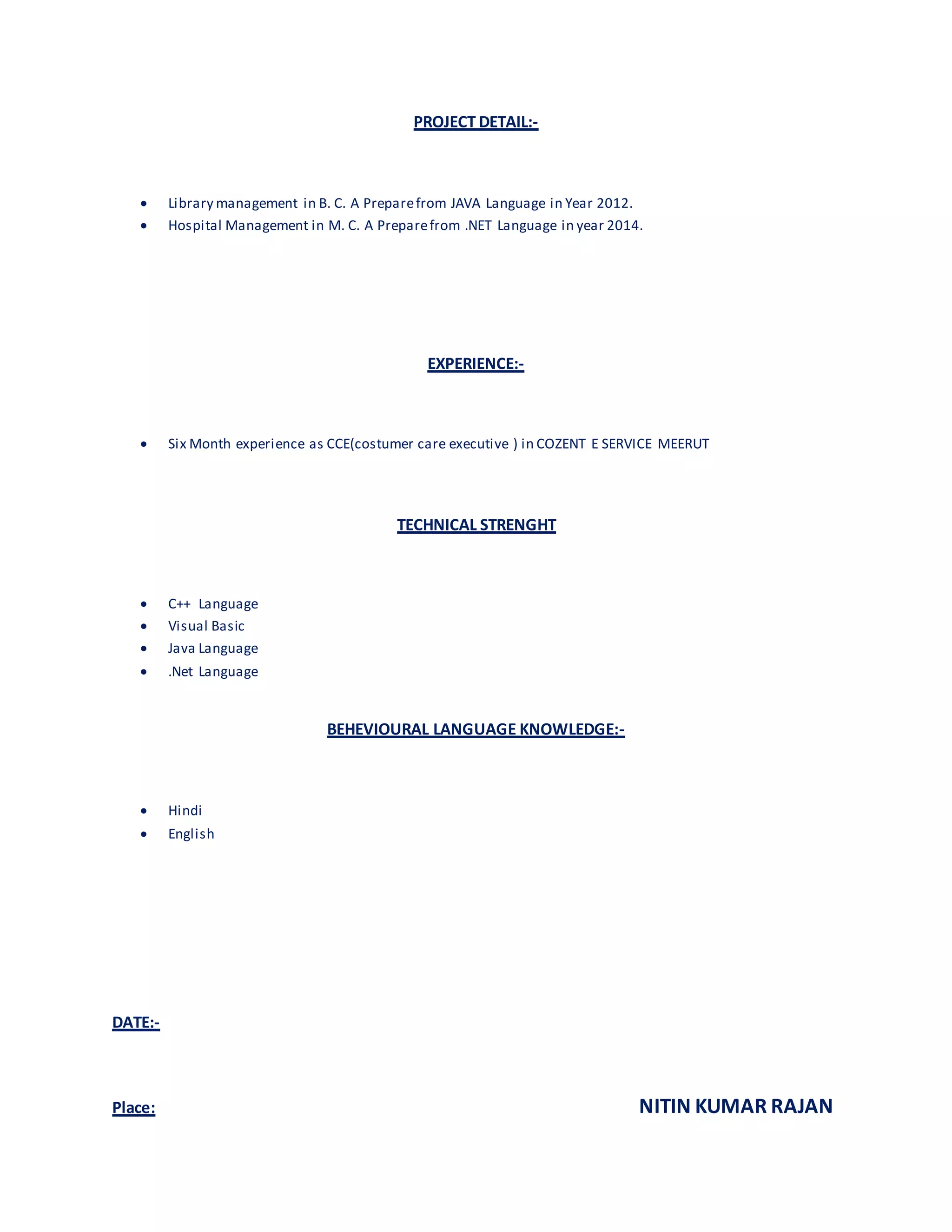 NITIN RESUME 2 | DOCX