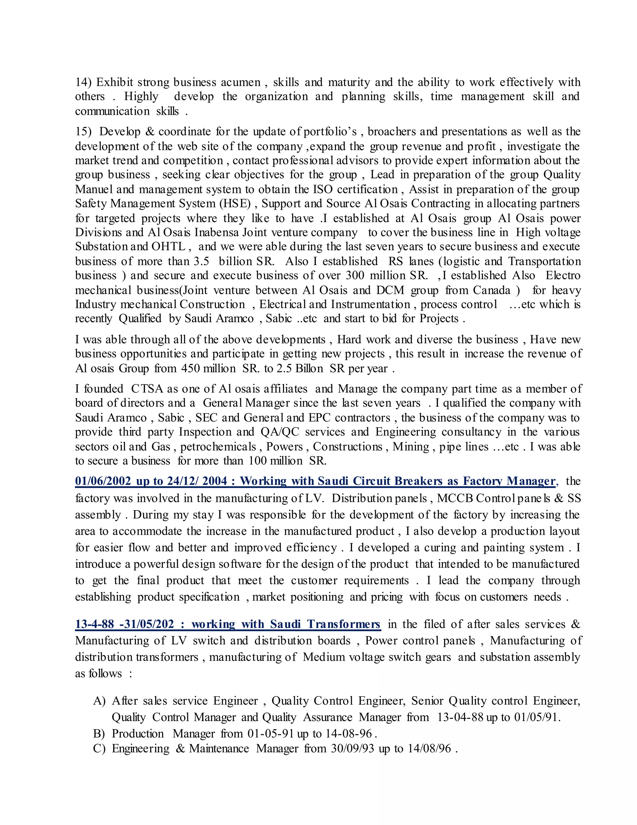 JAMAL CV updated docx | PDF