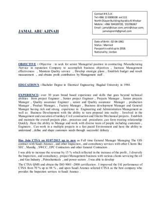 JAMAL CV updated docx | PDF