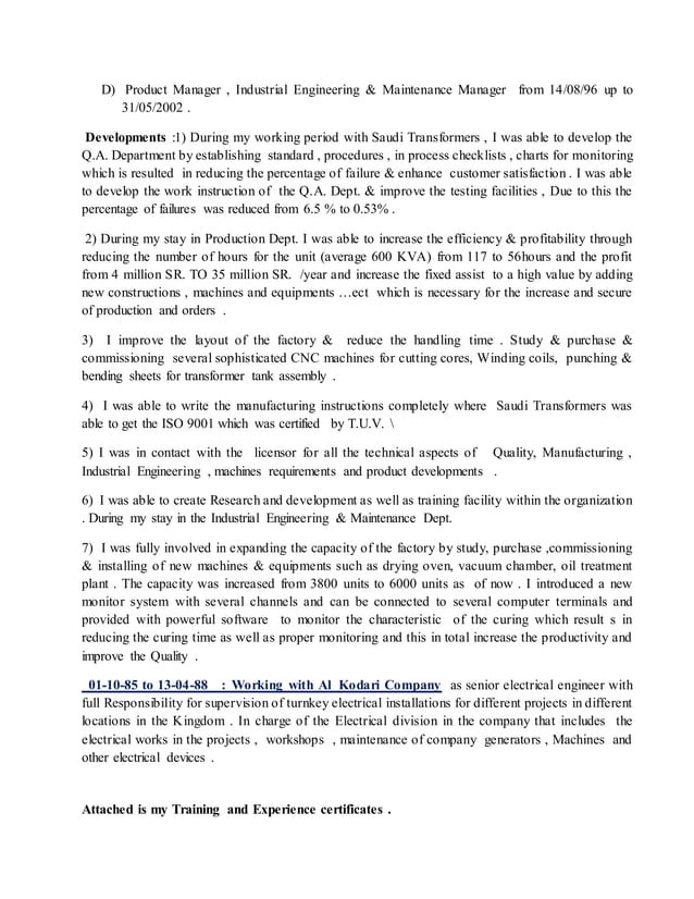 JAMAL CV updated docx | PDF