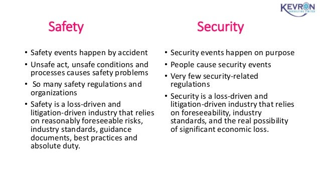 ASIS Chapter 206 Meeting-Safety Vs Security
