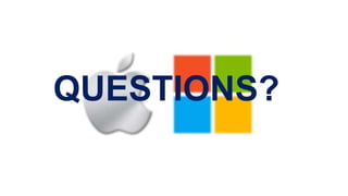 Apple vs Microsoft | PPTX
