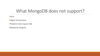 MongoDB_Sharan_Prakash_Babu | PPT