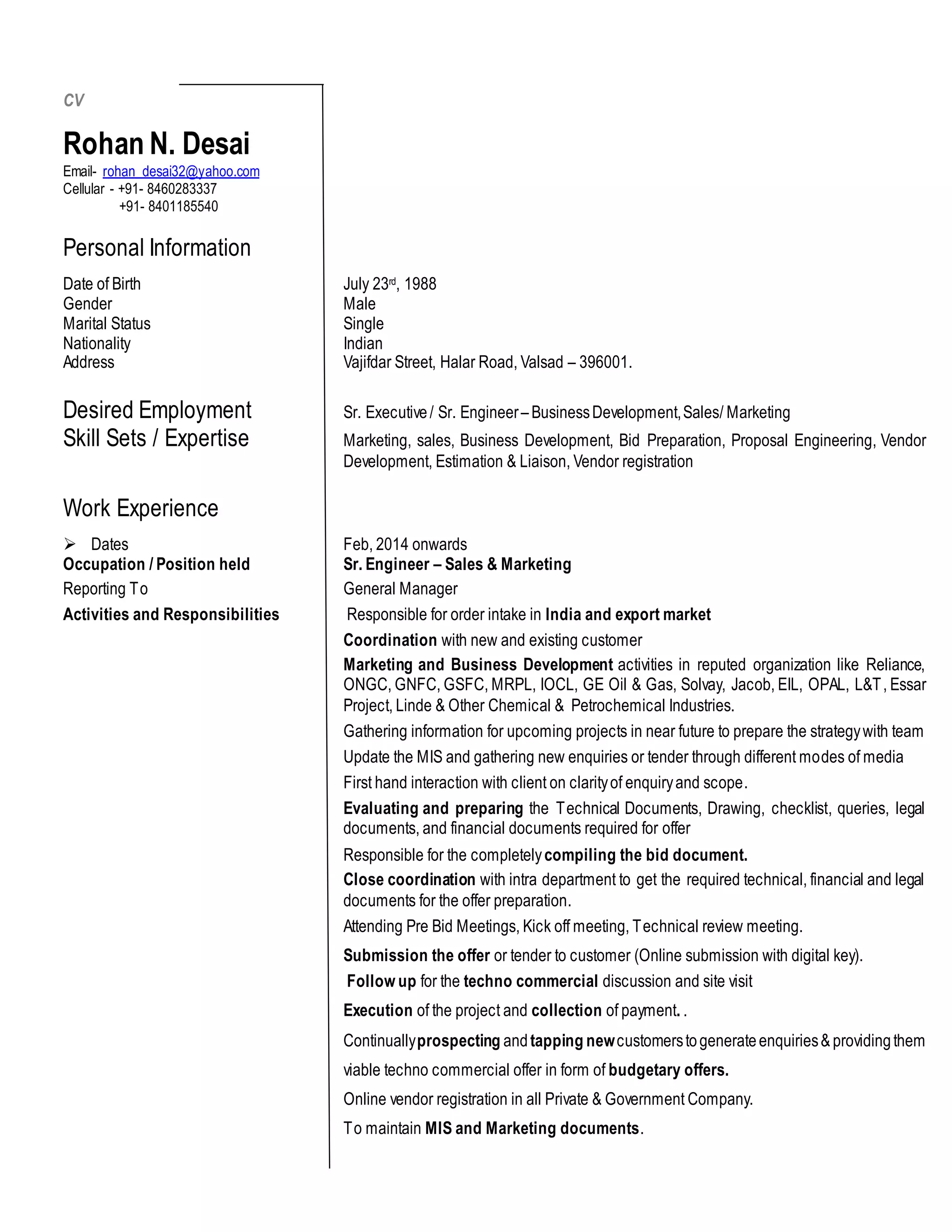 CV _ Rohan Desai updated | DOCX