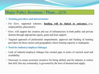 Presentation for Skill Development Scenario in Ranchi | PDF