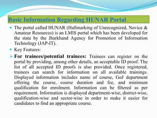 Presentation for Skill Development Scenario in Ranchi | PDF
