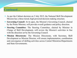 Presentation for Skill Development Scenario in Ranchi | PDF