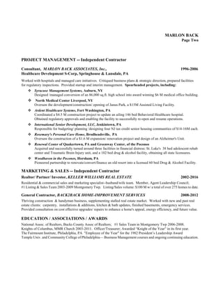Marlon Back Resume 2016 | PDF