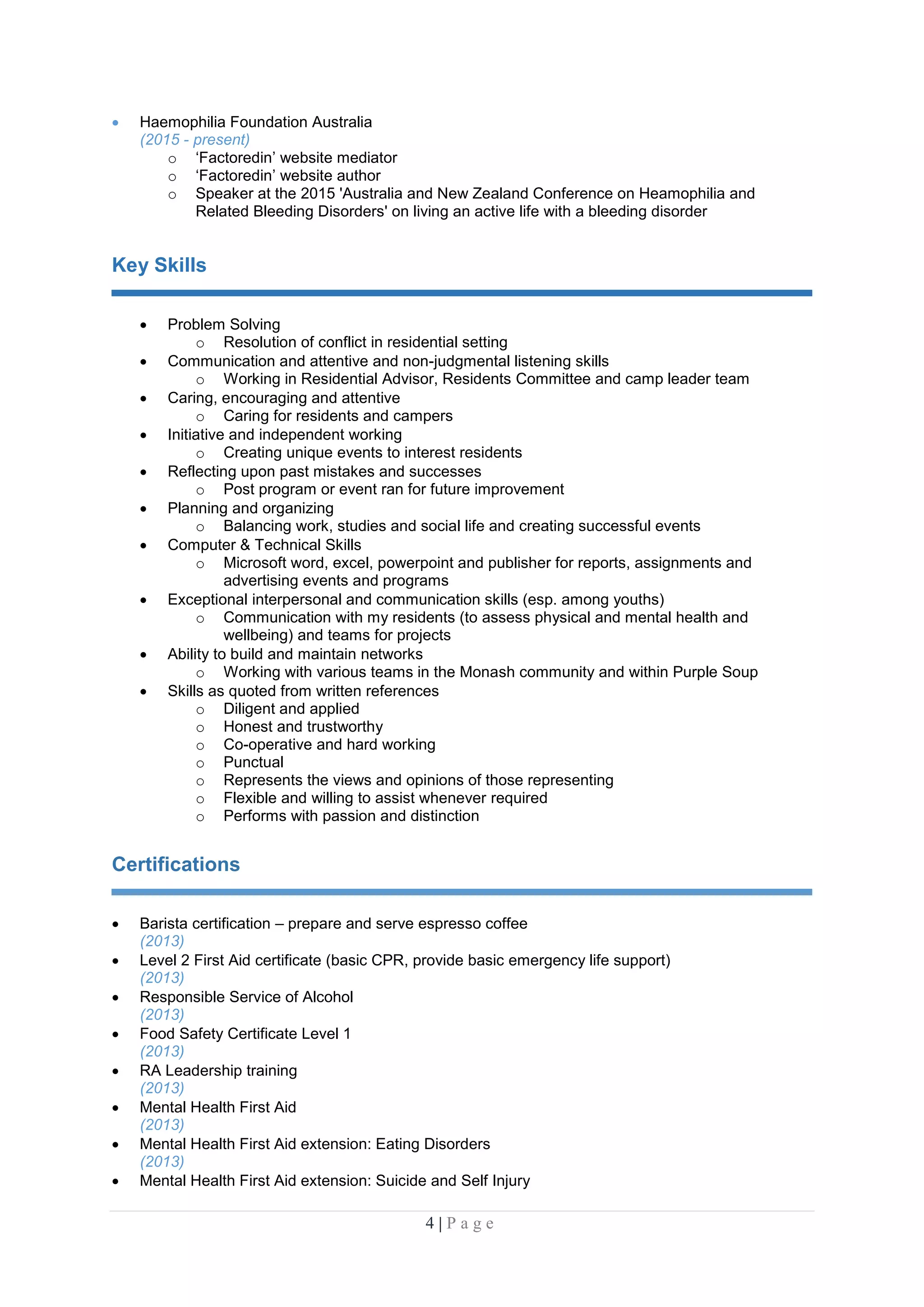 Ben Inglis CV 2016 | PDF