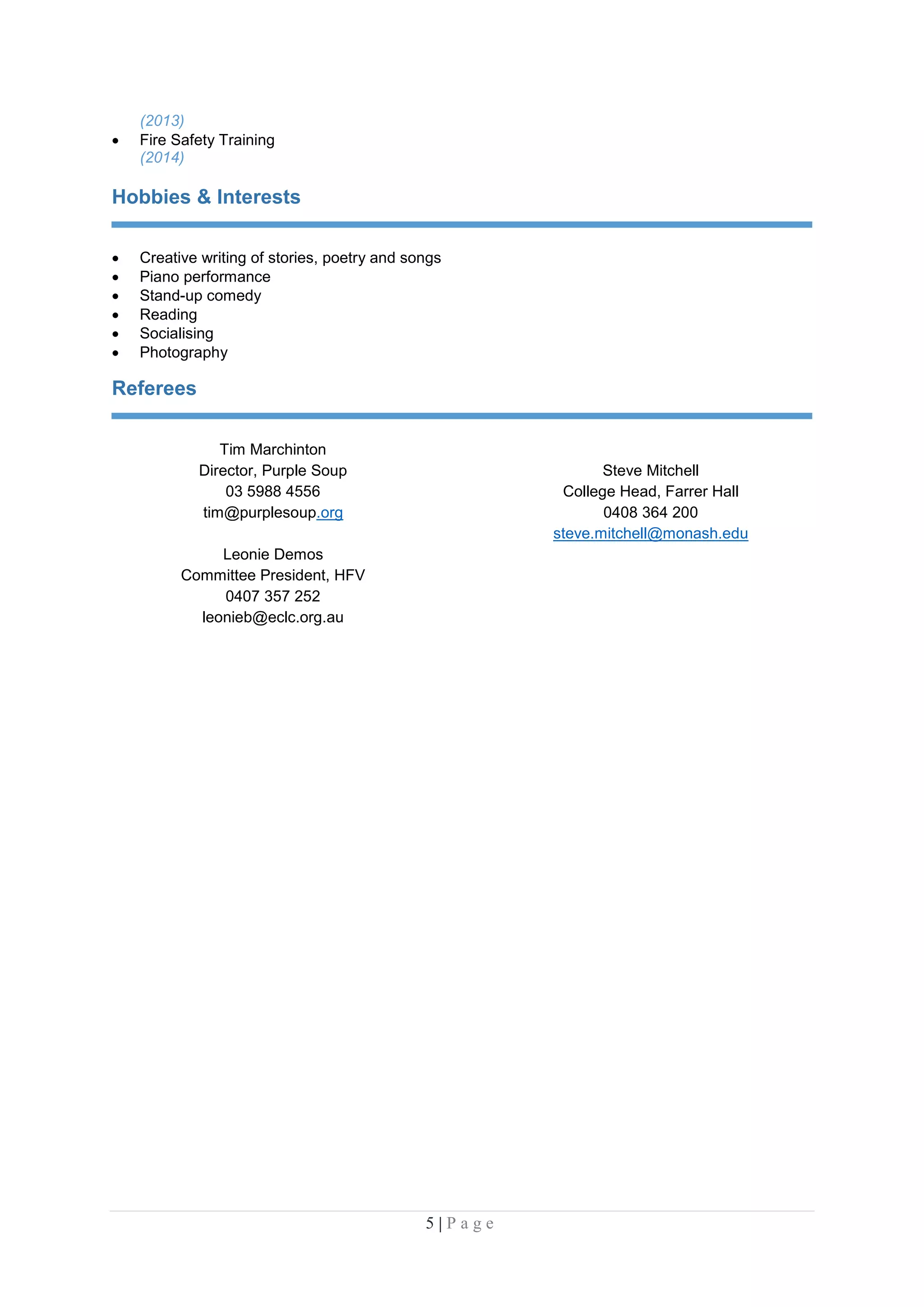 Ben Inglis CV 2016 | PDF