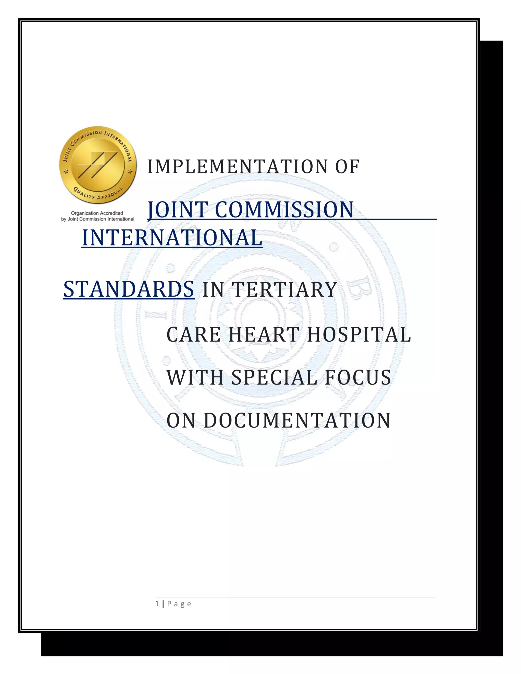 FINAL PROJECT OF JCI DOCUMENTATION | DOC