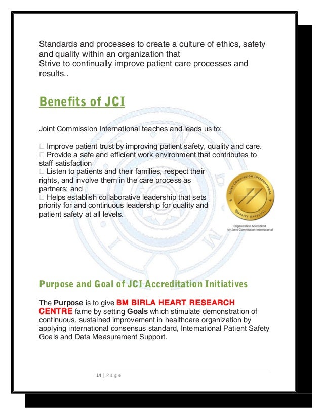 FINAL PROJECT OF JCI DOCUMENTATION