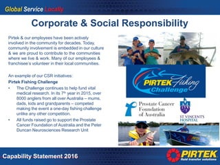 Pirtek Capability Statement 2016 | PDF