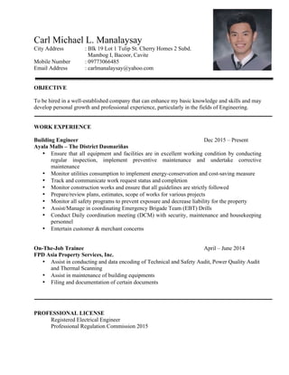 CV_MANALAYSAY_CARL | PDF