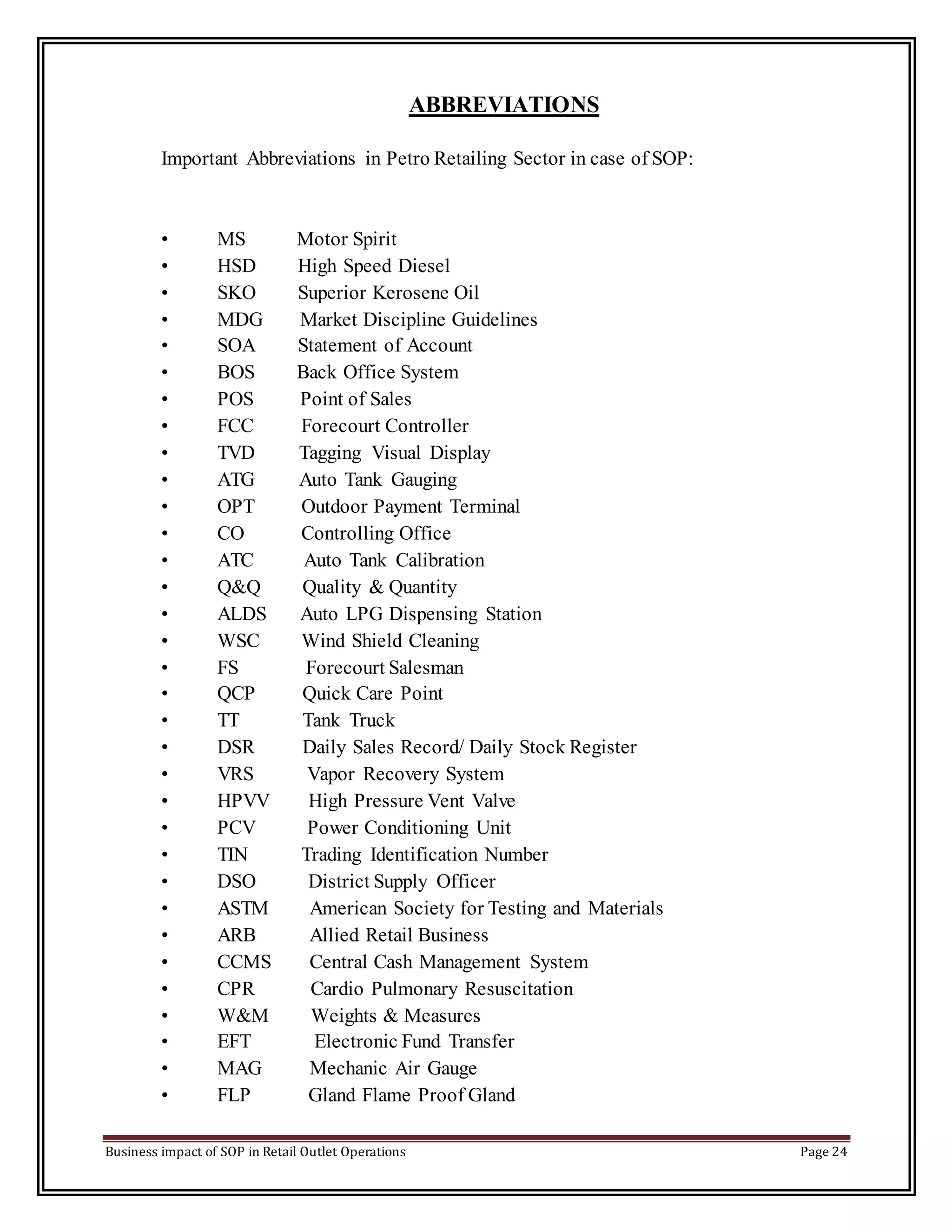 HPCL Summer internship report | DOCX