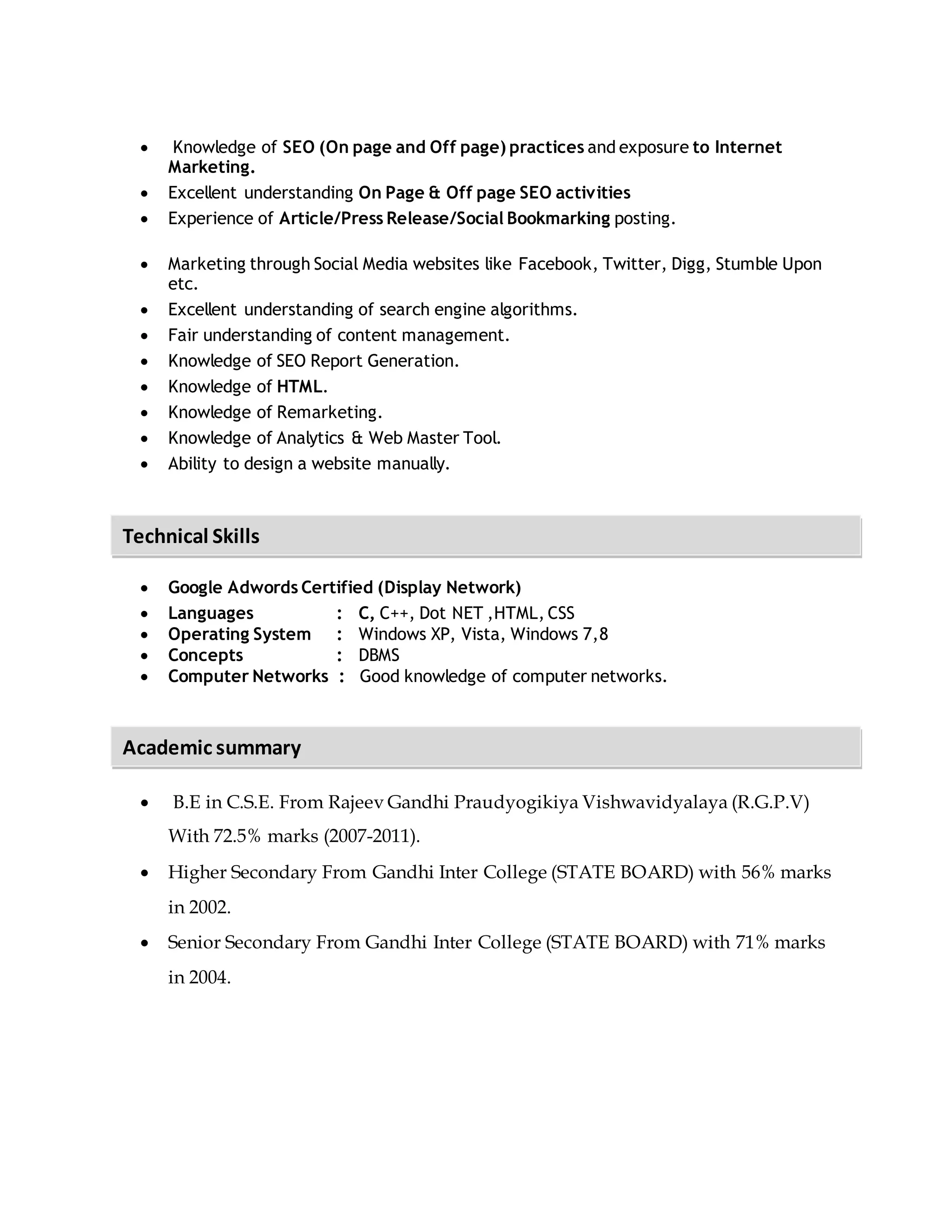 rahul cv | DOCX