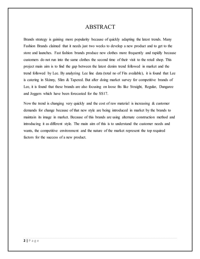 Graduation Project Report | DOCX | Women\'s Clothing | Women\'s Fashion