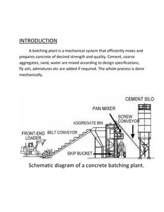 PILE-CAP & Batching plant | PDF