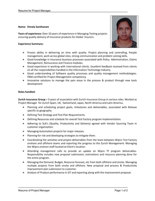 Profile_Vimala | PDF