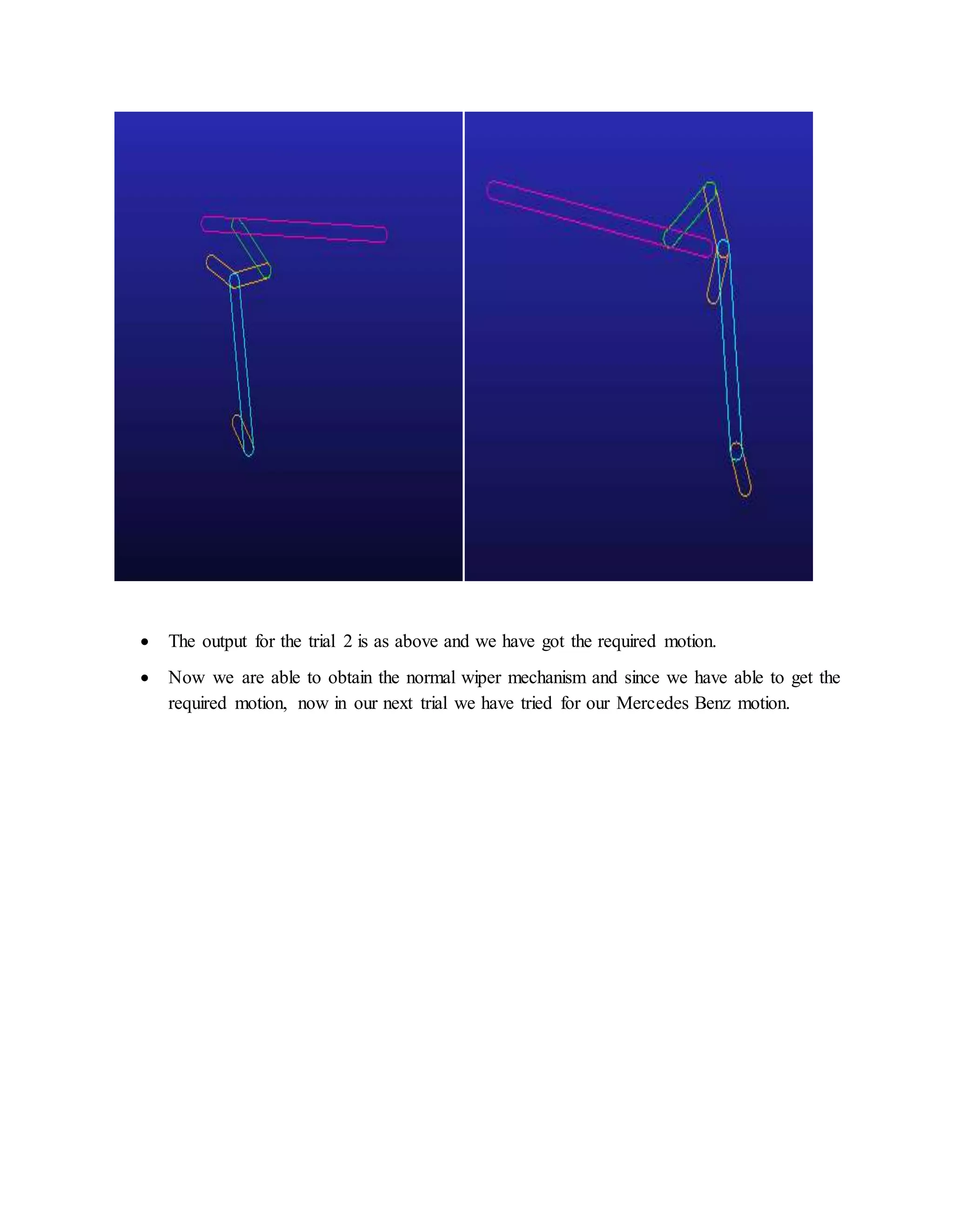 cam report windshield wiper mechanism | DOCX