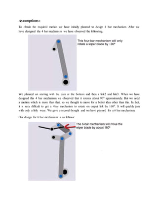 Windshield Wipers Mechanism