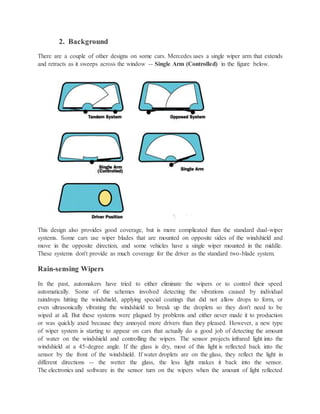 cam report windshield wiper mechanism | DOCX