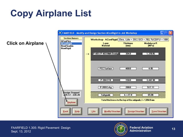 5_FAARFIELD Rigid Overlay Design - programa cálculo pavimentos aeroportuarios | PDF | Civil ...