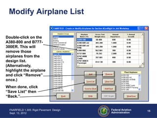 5_FAARFIELD Rigid Overlay Design - programa cálculo pavimentos ...
