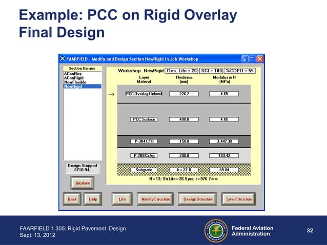 5_FAARFIELD Rigid Overlay Design - programa cálculo pavimentos aeroportuarios | PDF | Civil ...