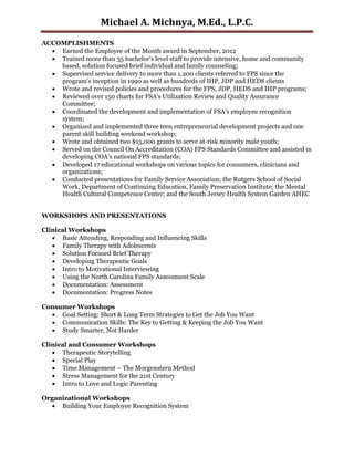 resume manager | PDF