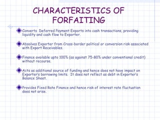 factoring and forfaiting | PPT