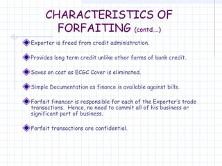 factoring and forfaiting | PPT