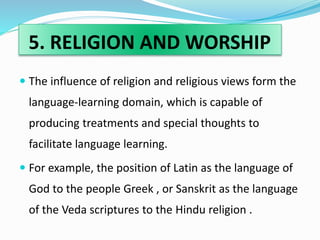 5 factors affecting language learning strategies | PPT