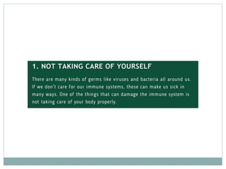 5 Factors That Can Lower Your Immunity - Yakult India | PPTX
