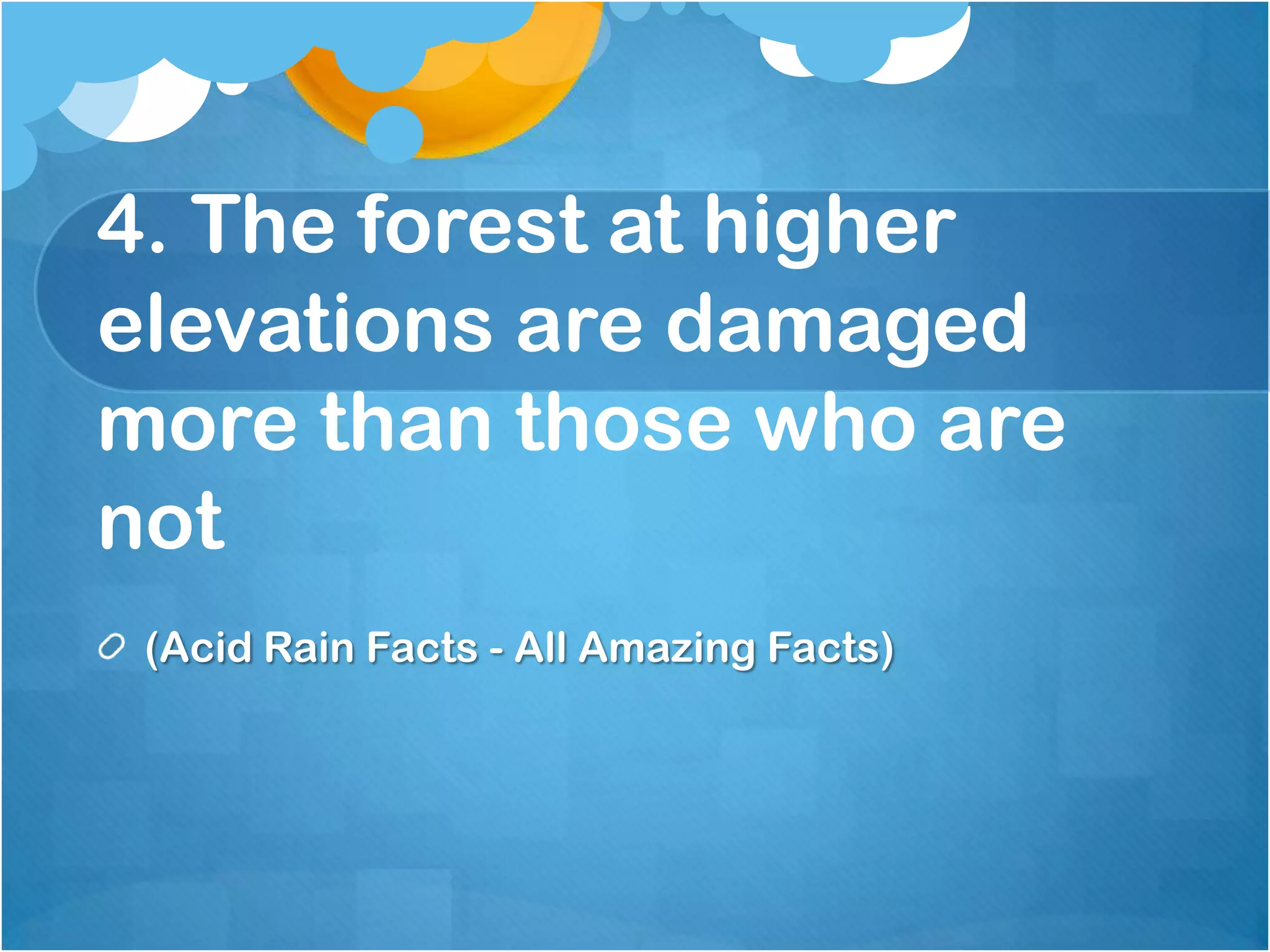 5 facts about acid rain | PPTX