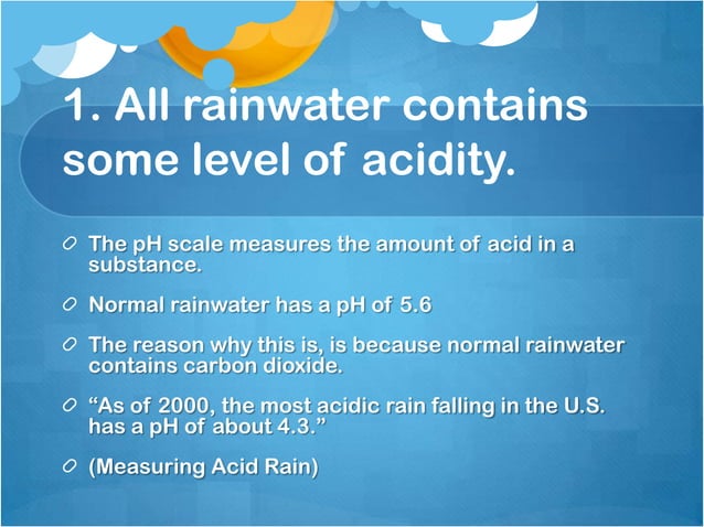 5 facts about acid rain | PPT